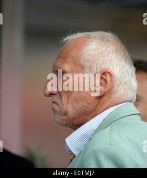 Red Bull Racing owner Dietrich Mateschitz during test drives in ...