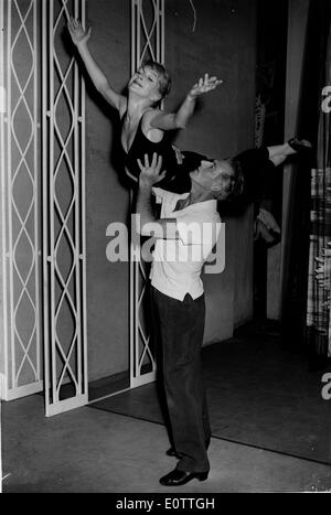 Ballet dancer Anton Dolin rehearses with cast mates Stock Photo - Alamy
