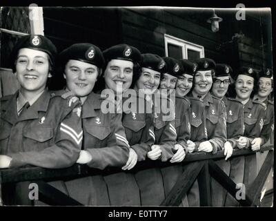 Sep. 09, 1960 - Ten Members of the WRAC prepare for Australia. To work ...