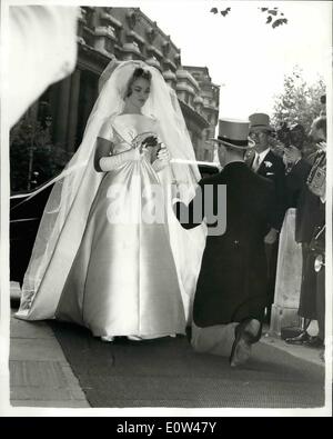Jun. 06, 1961 - Wedding of Henrietta Tiarks and Duke of Bedford's son ...