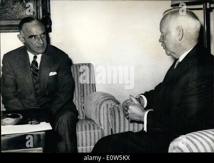 Sep. 09, 1961 - General Clay by Chancellor Dr. Adenauer.: The personal ...