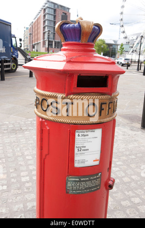 Liverpool Albert Dock, early victorian special Pillar Box vintage ...