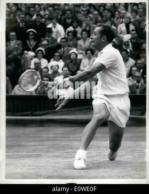The Wimbledon Champion Rod Laver of Australia , started the defence of ...