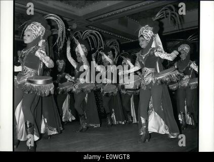 Dec. 12, 1962 - The ''Bluebell Girls'' in their dance revue on stage ...