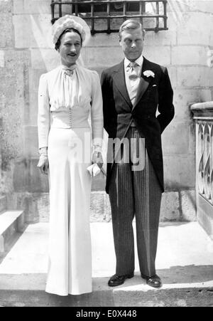 Duke & Duchess Windsor Stock Photo - Alamy