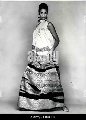 Aug. 08, 1966 - Paris Fashions (13): Photo shows Short evening dress in ...