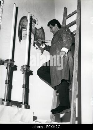 Oct. 10, 1966 - Sergio MARCELLI, 35, is a barber by trade, but a ...