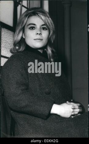 Oct. 10, 1966 - Maria Cristina Verrier, the day she left with her ...