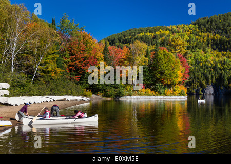 Fall foliage color in the La Riviere Valley, Manitoba, Canada Stock ...