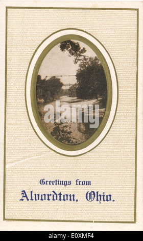 A vintage postcard from the Bowden collection featuring Greenwood ...