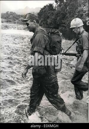 Israeli defence Minister Moshe Dayan (eye patch) General Haim Barlev ...