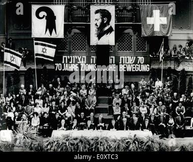 First Zionist Congress in Basle 1896. Theodore Herzl appears at the ...