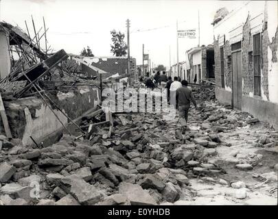 May 31, 1970 - Peruvian Earthquake, May 31, 1970. Ruins of the ...