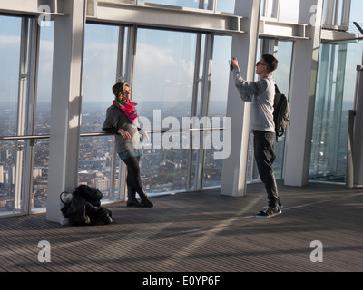 Interior of The Shard building in London on a clear day Stock Photo - Alamy