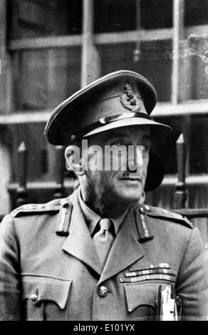 VISCOUNT ALAN BROOKE British Field Marshall (1883 - 1963 Stock Photo ...