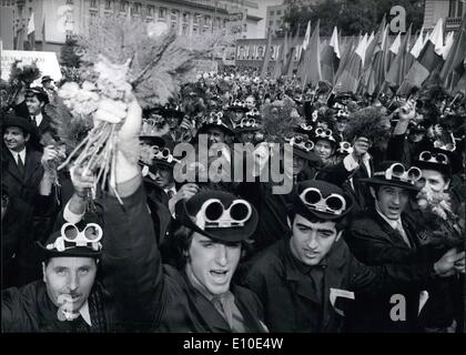 May 05, 1972 - May day in Sofia: May day procession on the '' September ...