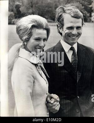 Princess Anne and her fiance Mark Phillips at the TREC European ...
