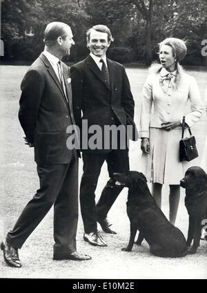 Princess Anne and her fiance Mark Phillips at the TREC European ...