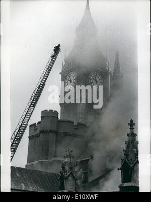 Jun. 06, 1974 - Bomb Explosion at Parliament.: Photo Shows Big Ben is ...