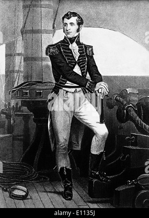Vintage portrait of Stephen Decatur Jr Stock Photo - Alamy