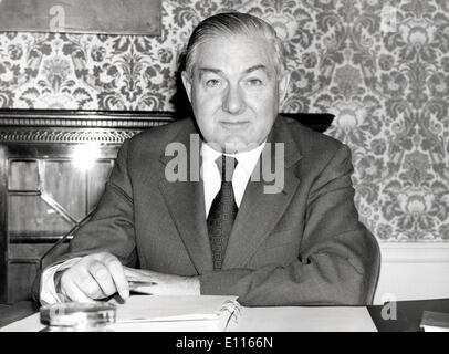 James Callaghan Prime Minister in sea in Guadeloup 1979 Stock Photo - Alamy