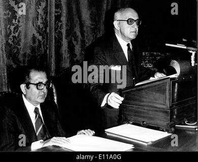 May 31, 1976; Rome, Italy; The 82 General Meeting of the Bank of Italy ...