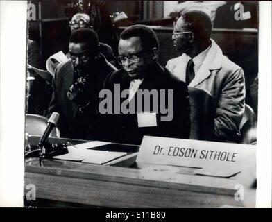 Nov. 11, 1976 - The Rhodesia Conference in Geneva: Photo shows the ...