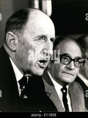 Joseph Luns Secretary General of NATO Brussels Belgium 1978 1970s HOMER ...