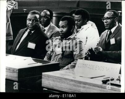 Nov. 11, 1976 - The Rhodesia Conference in Geneva: Photo shows the ...