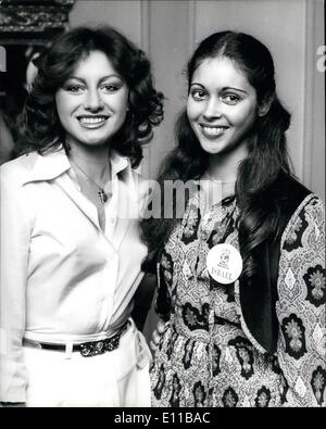 Nov. 11, 1976 - Contestants for the ''Miss World 1976'' Title in London ...