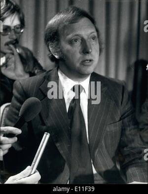 Arthur Scargill President of the NUM Miners Union. November 1978 ...