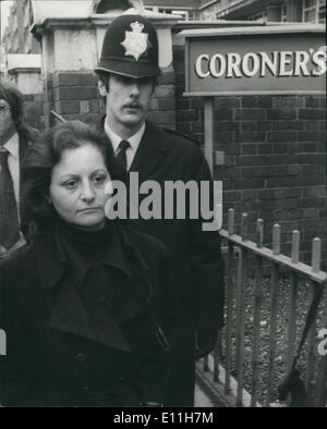 Jan. 01, 1978 - Inquest into the death of said Hammami at Westminster ...