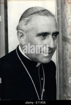 Aug. 28, 1978 - Le Cardinal Sebastiano Baggio, 75 Ans Stock Photo - Alamy