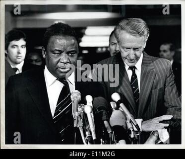 Oct. 10, 1978 - Sithole & Smith at State Dept Stock Photo - Alamy