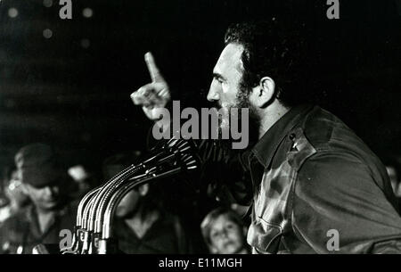 CUBA - Fidel Castro, President of Cuba, during news conference ...
