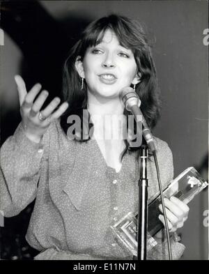 Kate Bush British female singer songwriter performing her song Hammer ...