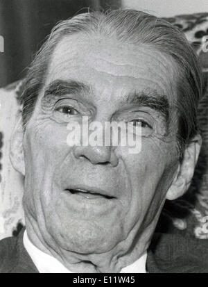 Apr. 6, 1980 - Rare portrait of DANIEL K. LUDWIG sitting in a chair ...