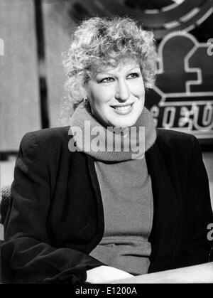 Singer, actress and comedian Bette Midler, also known as The Divine ...