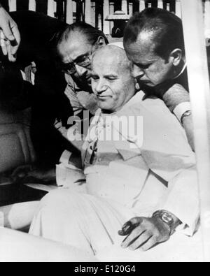 May 13, 1981 - Pope JOHN PAUL II right after the assassination attempt ...