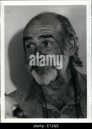 Sean Connery the film actor in November 1981 Stock Photo - Alamy