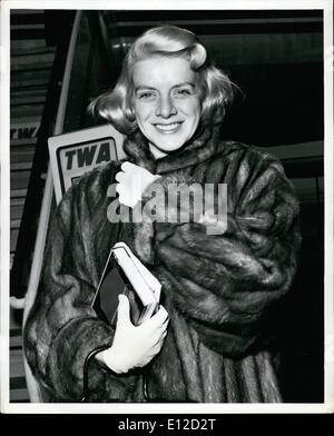 Dec. 19, 2011 - Idlewild Airport, New York, shapely Tybee Afra, dancer ...