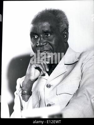 Dec. 21, 2011 - Kaunda Zambia - David Kenneth Kaunda, President of ...