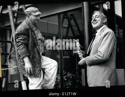 JACQUES TATI - French film actor and director (1907-1982) in 1953 on ...