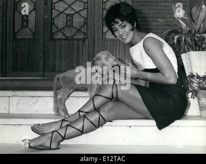 March 1966 from Copennagen comes the brunette starlett Kitty Swan ...