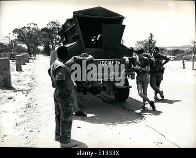 Feb. 26, 2012 - Rhodesia Soldiers Preparing for Convoy from Bulowayo to ...