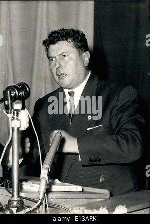 Feb. 29, 2012 - IN PIERRE POUJADE INTIMITY Our photographer was Stock ...