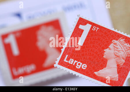 1st Class postage stamp Stock Photo - Alamy