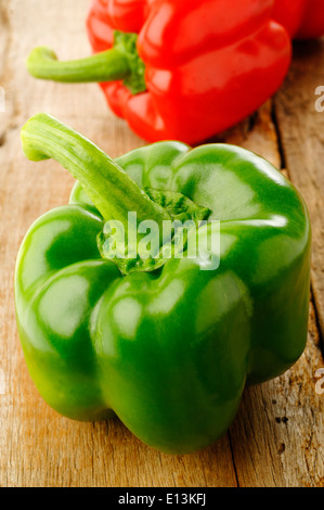 Colored bell peppers Stock Photo - Alamy