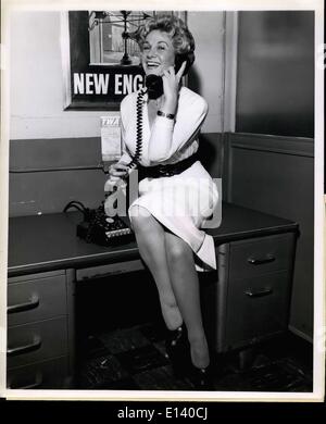 Mar. 31, 2012 - Idlewild Airport, N.Y. - Ann Crowley, Broadway and TV ...