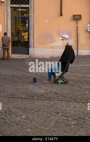 Street performer as Invisible Man Stock Photo - Alamy